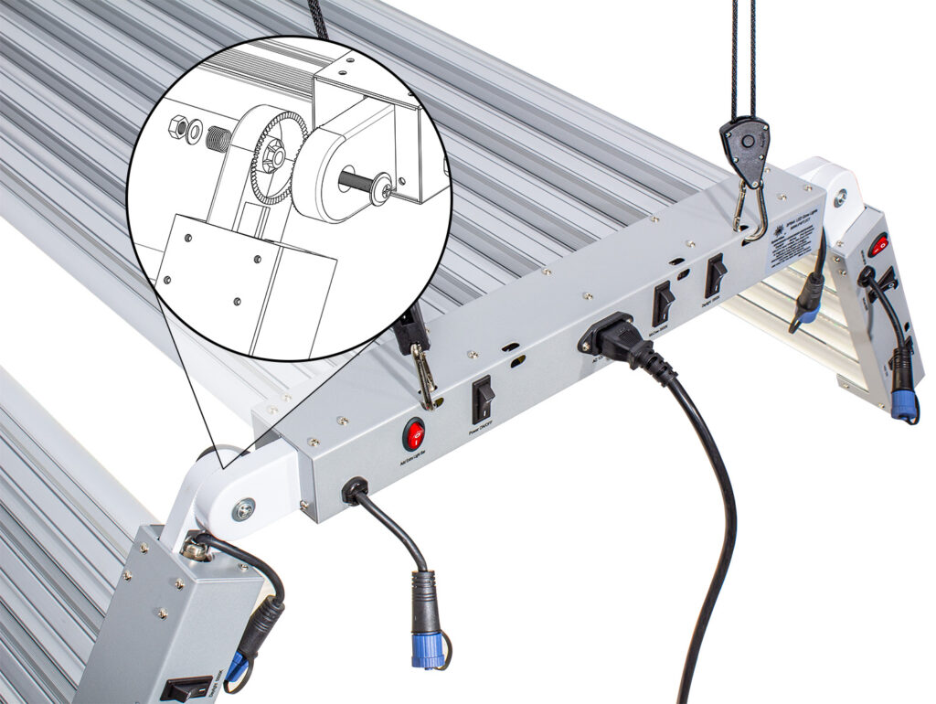 SpiderWise SP844 +UV Total 900W 4X4Ft LED Grow Light System with ...